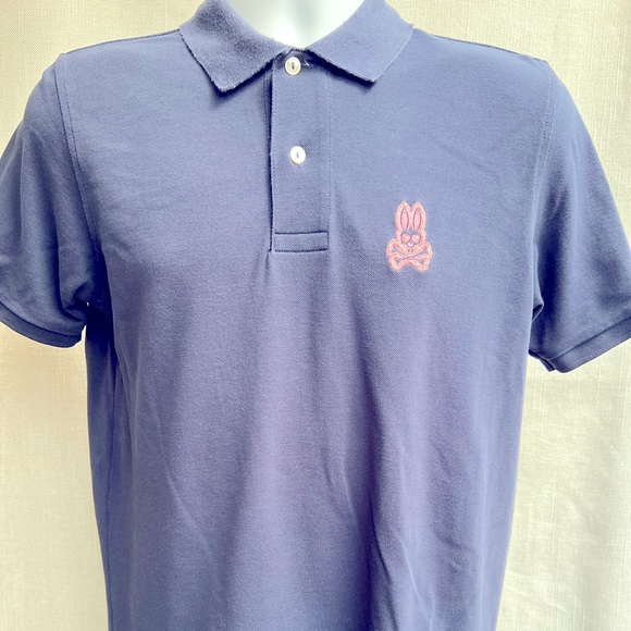 Psycho Bunny | Shirts | Mens Psycho Bunny Blue Polo Shirt | Poshmark